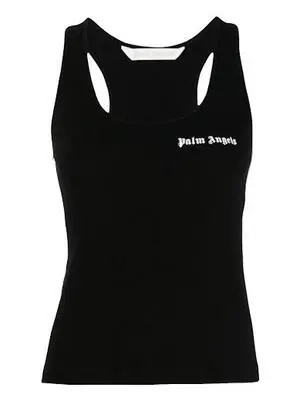 Palm Angels Classic Logo Tank Top - Black