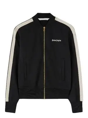 Palm Angels Classic Logo Track Bomber Jacket - Black