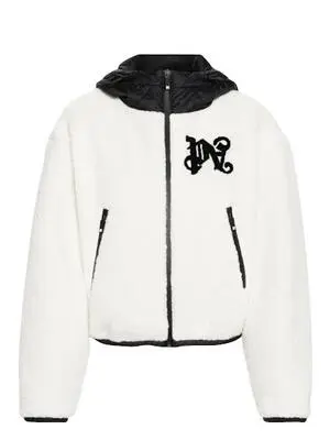 Palm Angels Monogram Cozy Ski Jacket - White