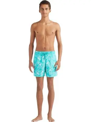 Vilebrequin Printed Swim Trunks - Vert Disco