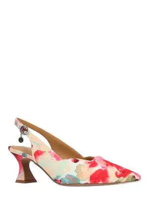 J. Reneé Anara Slingback Pumps - Pink/ Green/ White