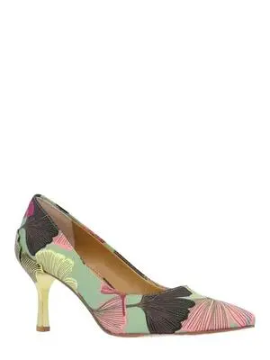 J. Reneé Tacy Pointed Toe Pump - Green/ Pink/ Yellow