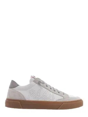 P448 Soho Leather & Suede Sneakers Arctic