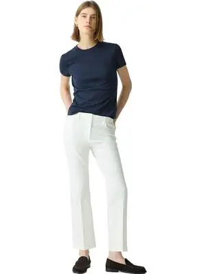 Theory Kick Flare Pant White