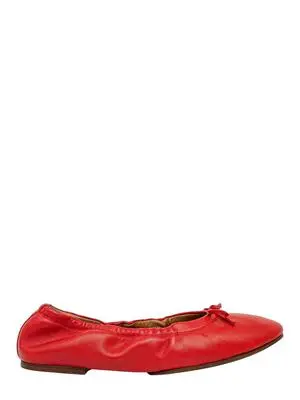 Polo Ralph Lauren Pony Ballerina Flats - Red