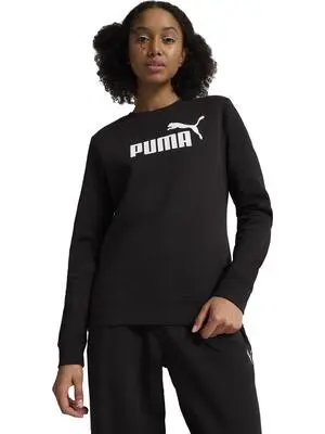PUMA Essentials Logo Crew Neck Sweatshirt - Black