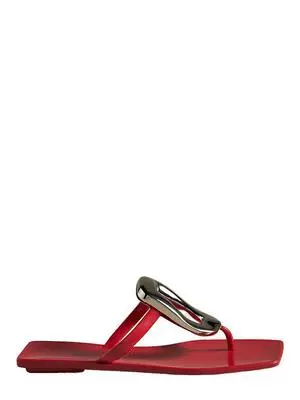 Jeffrey Campbell Jelly Linques Sandals Red