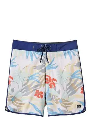 Quiksilver Surfsilk Scallop Board Shorts - Off White