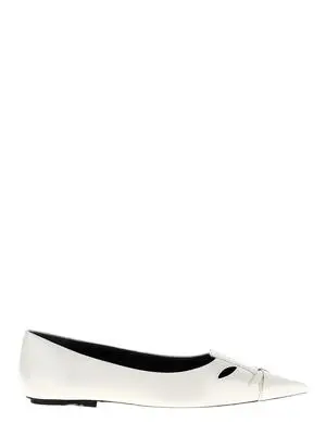 Marc Jacobs Ballet Flats White