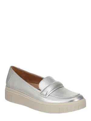 LIFESTRIDE Geneva Platform Sneakers - Silver