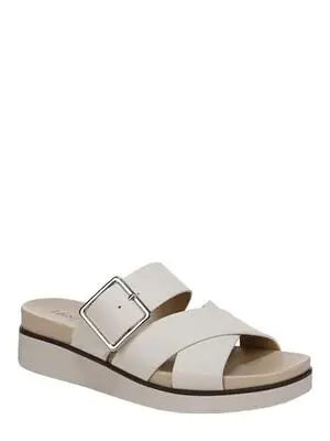 LIFESTRIDE LifeStride Getaway Platform Slide Sandal Bone
