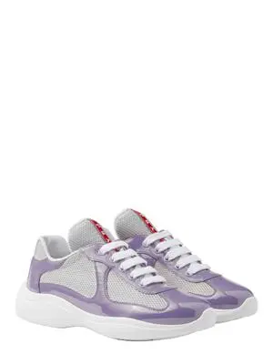 Prada America's Cup Fabric Sneakers - Lilac