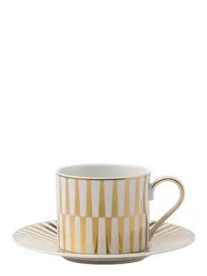 Prada Porcelain Tea Cup Stripes - White/gold