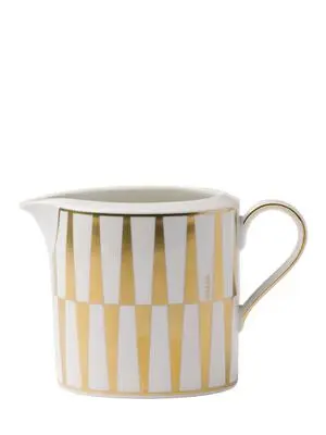 Prada Porcelain Milk Jug Stripes - White/gold