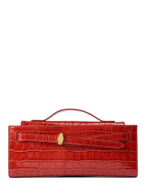 Veronica Beard Dash Clutch Carnelian Red