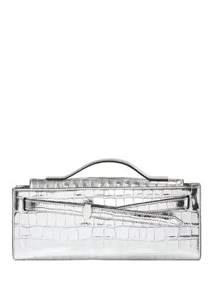 Veronica Beard Dash Clutch Silver