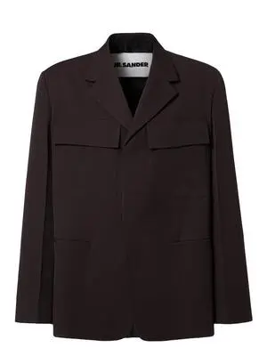 JIL SANDER Wool Jacket - Brown