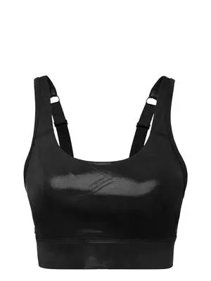 PLEIN SPORT Scratch Sports Bra - Black