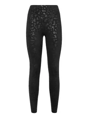 PLEIN SPORT Leopard-print Leggings - Black