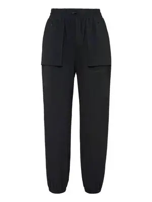 PLEIN SPORT High-waisted Track Pants - Black