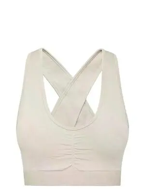 PLEIN SPORT Seamless Wide-straps Sports Bra - Neutrals