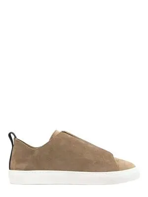 JAMES PERSE Suede Solstice Sneakers - Brown
