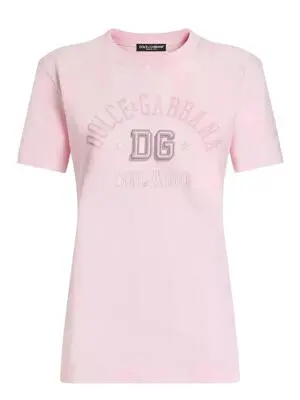 Dolce & Gabbana Logo-print T-shirt - Pink