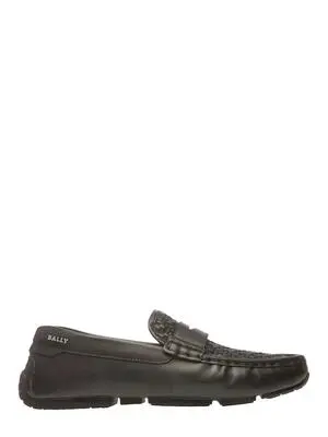 Bally Logo-print Loafers - Black