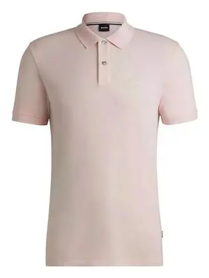 BOSS Cotton Polo Shirt - Pink