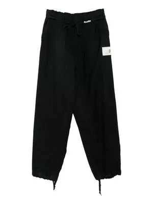 Mihara Yasuhiro Pinstripe Trousers - Black