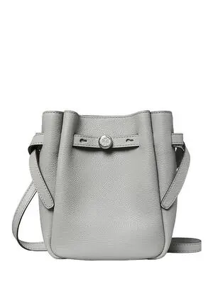 Tory Burch Small Leather Crossbody Light Granite