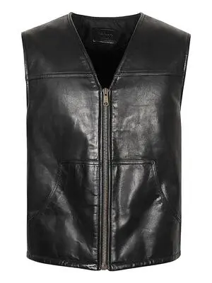 Prada Leather Vest - Black