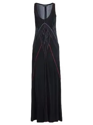 DIESEL® Embroidered Maxi Dress - Black