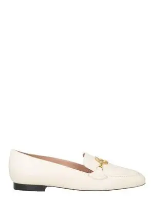 Bally Loafers In Goatskin With Appliqués - Off White