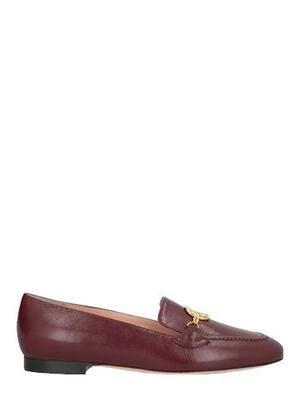 Bally Loafers In Goatskin With Appliqués Red