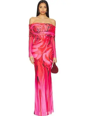 AFRM Thelma Maxi Dress - Red