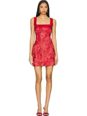 Yumi Kim Ashton Floral Mini Dress - Lunar Brocade