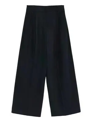 Max Mara Wide Leg Trousers - Blue