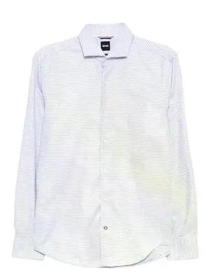 BOSS Patterned Shirt - Blue