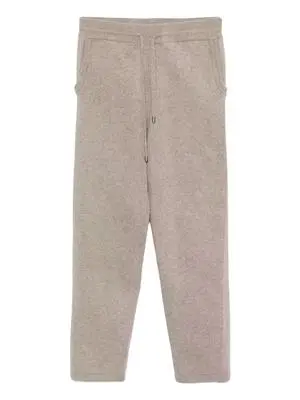 Canali Knitted Track Pants - Brown