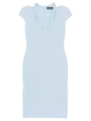 David Koma Cady Midi Dress - Blue