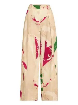 Ulla Johnson X Lee Krasner Mitchell Wide-leg Pants - Comet