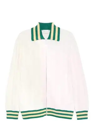Drole De Monsieur Le Cardigan Après-sport Jacket - White