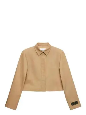 MSGM Cropped Jacket - Neutrals