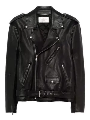 Saint Laurent Zipped Cuffs Jacket - Black