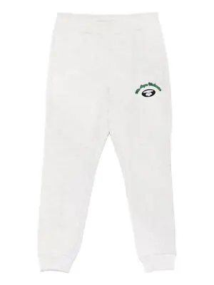 AAPE BY *A BATHING APE® Logo-patch Track Pants - White