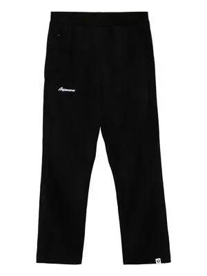AAPE BY *A BATHING APE® Moonface-logo Track Pants - Black