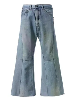 Readymade Panelled Bootcut Jeans - Blue