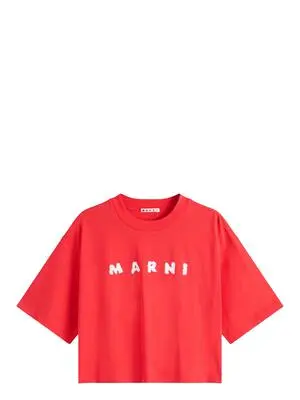 Marni Logo T-shirt - Crimson