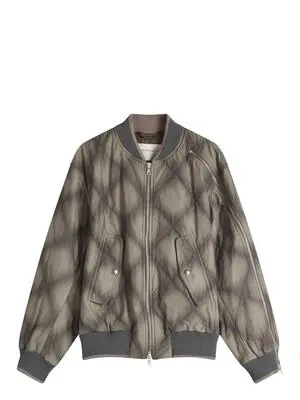 Dries Van Noten Vilmory Embroidered Bomber Jacket - Anthracite
